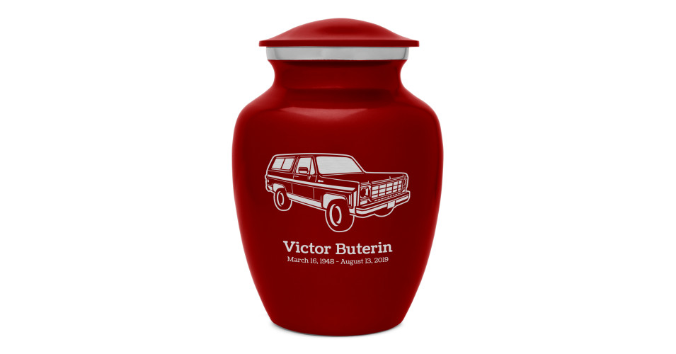 SUV Sharing Urn - Ruby Red