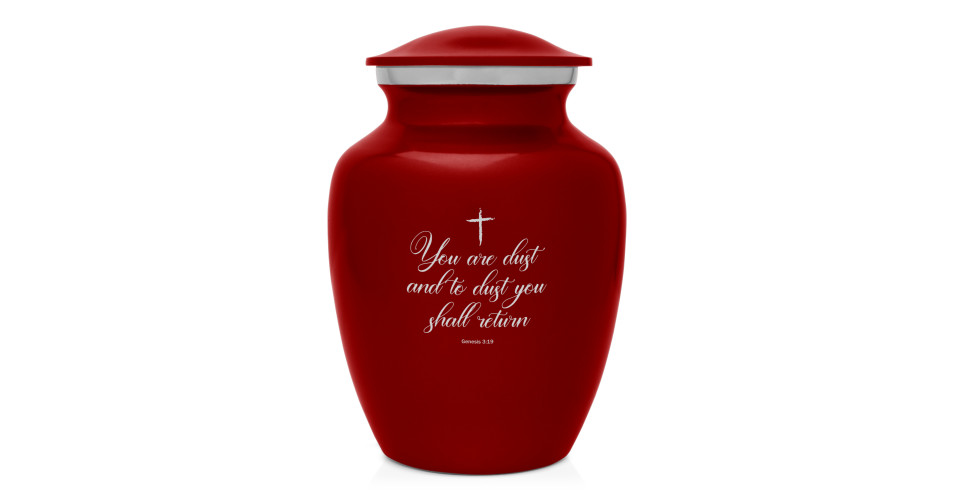 Dust to Dust Sharing Urn - Ruby Red