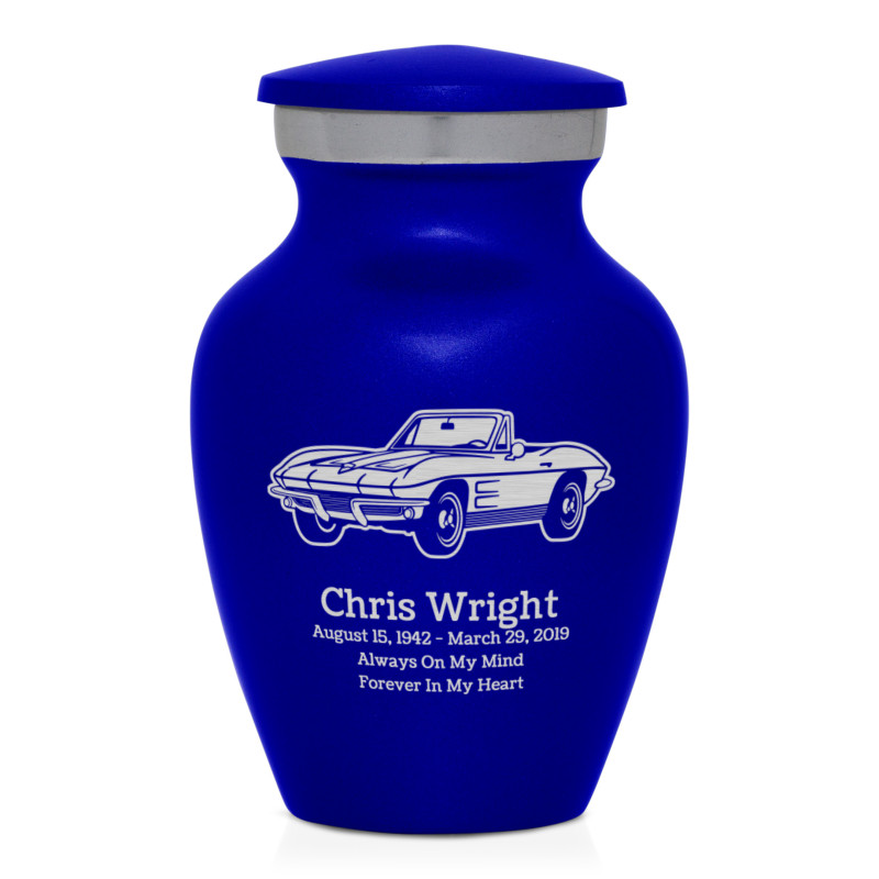 Convertible Keepsake Urn - Midnight Blue - Green Meadow Memorials