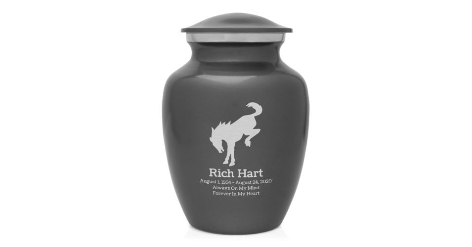 Bronco Sharing Urn - Gunmetal Gray