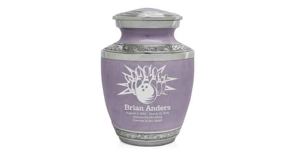 Bowling Sharing Urn - Regal Purple