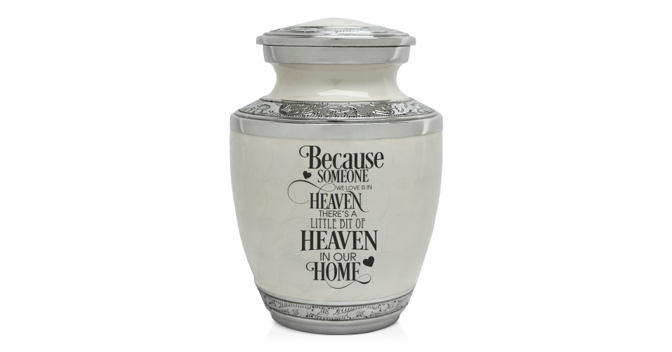 Heaven In Our Home Sharing Urn - Radiant White