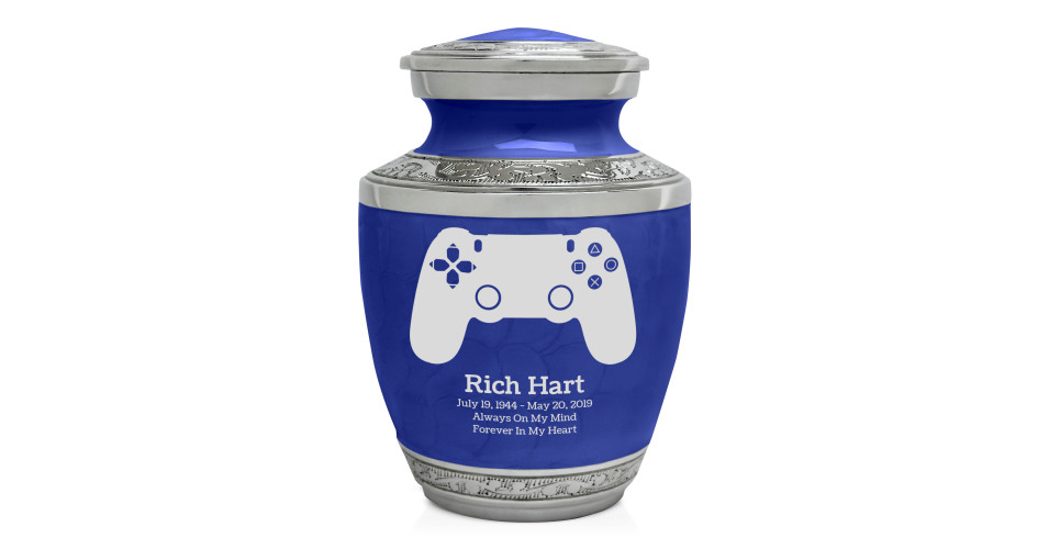 Gaming Controller Sharing Urn - Royal Blue