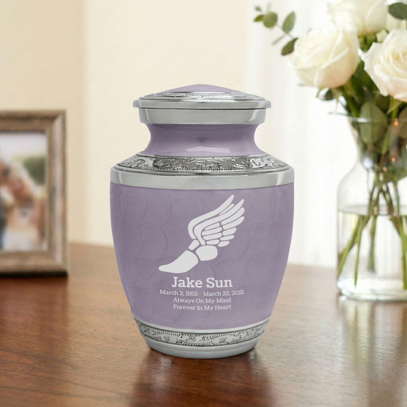 Running - Winged Foot Sharing Urn - Regal Purple