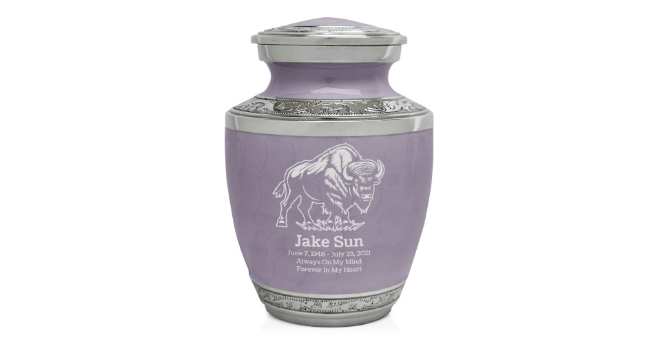 Buffalo Sharing Urn - Regal Purple